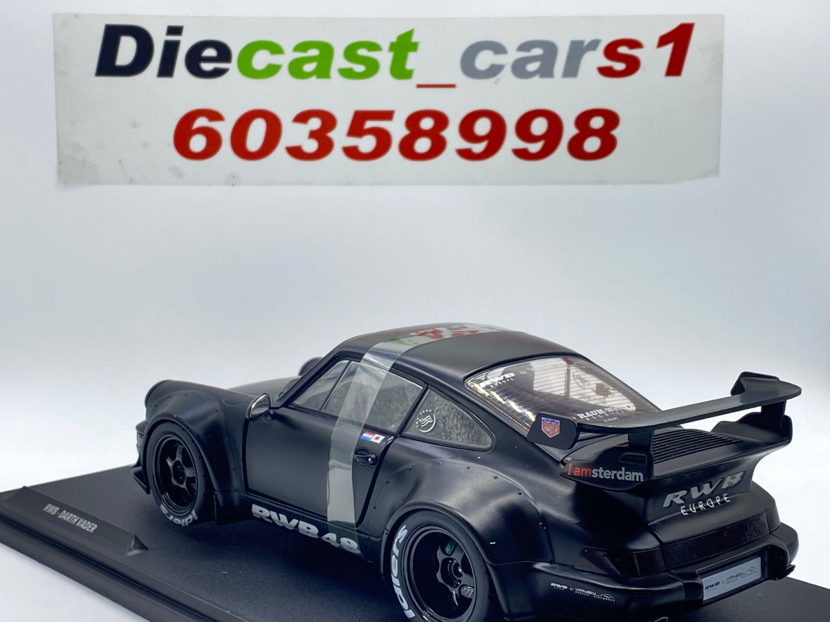 Solido ’22 Porsche RWB Darth Vader 1:18. – diecastcars1