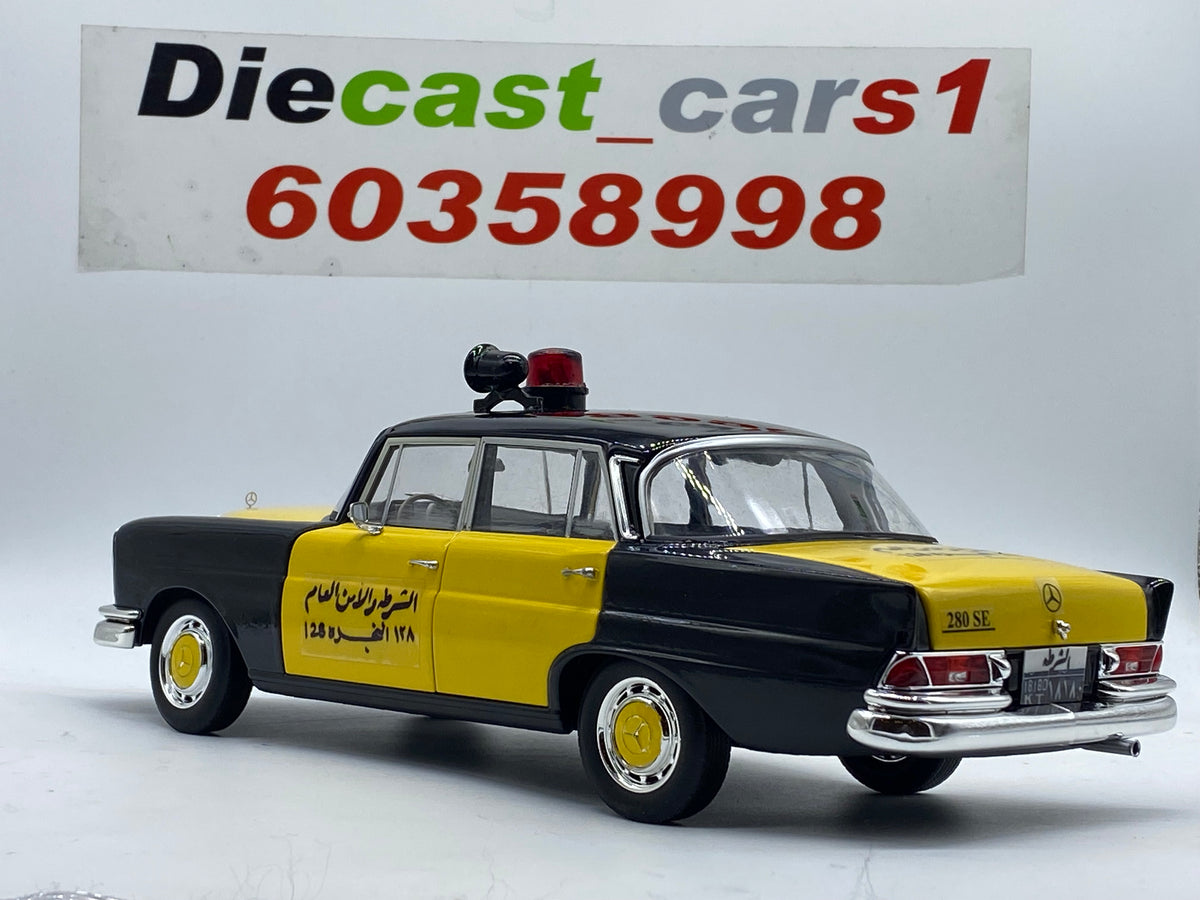 Norev ‘59-65 Mercedes 220s “Old Kuwait Police 70’s” 1:18. – diecastcars1